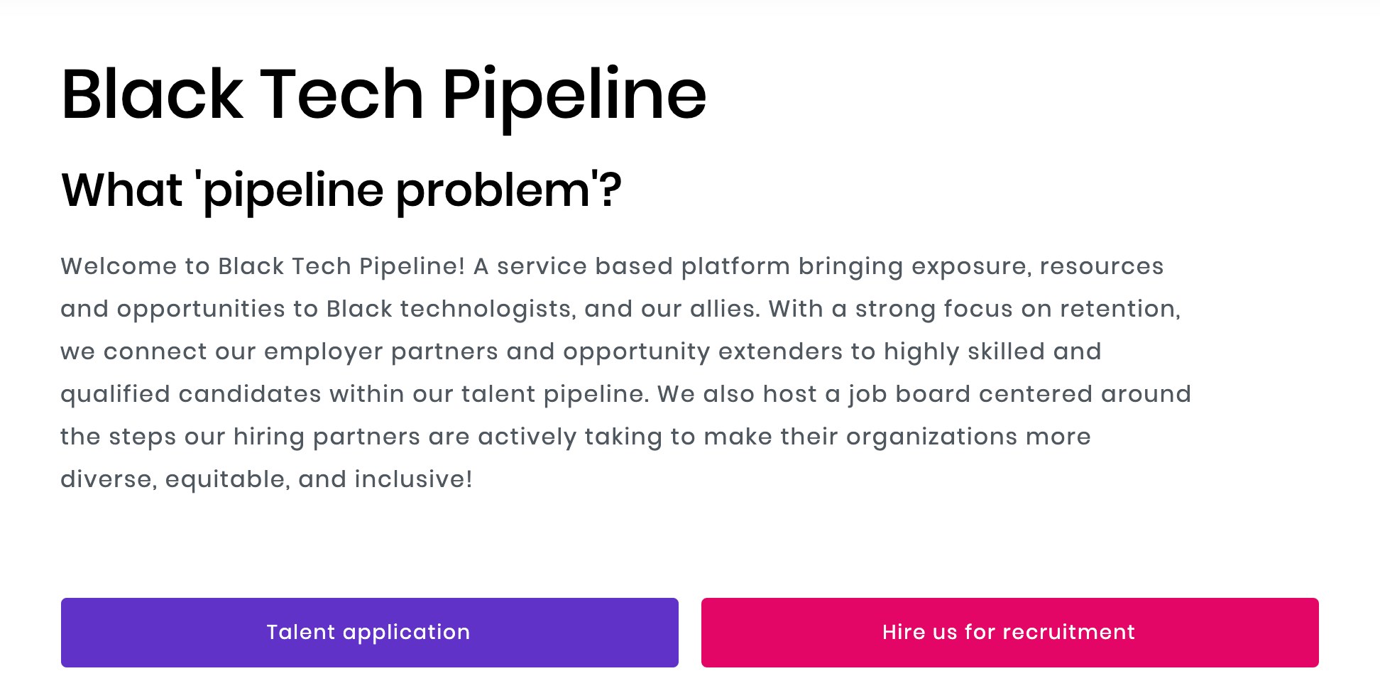 New Startup: Black Tech Pipeline - HR Tech Feed