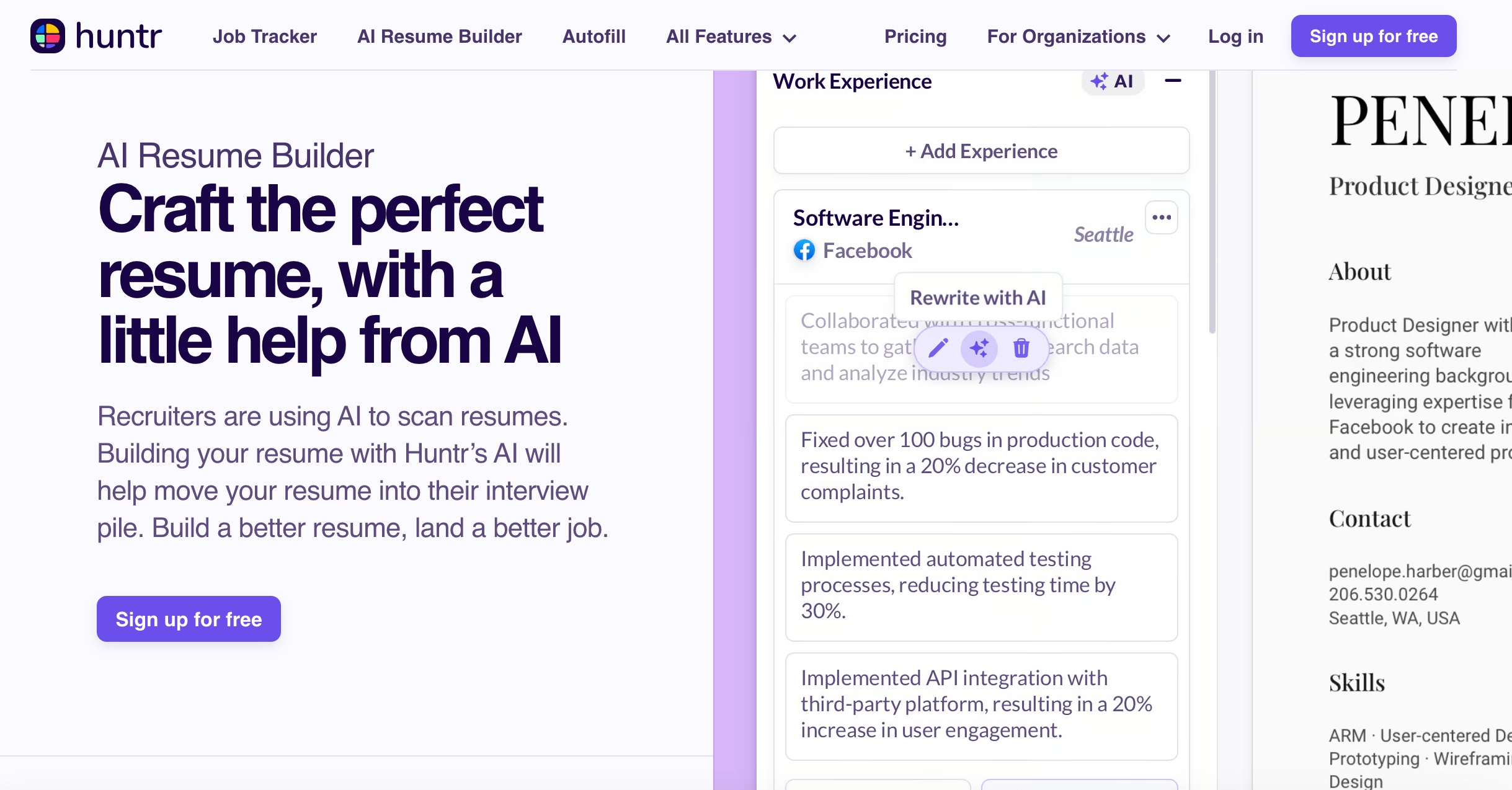 Huntr releases new resume builder and job search tools - HR Tech Feed